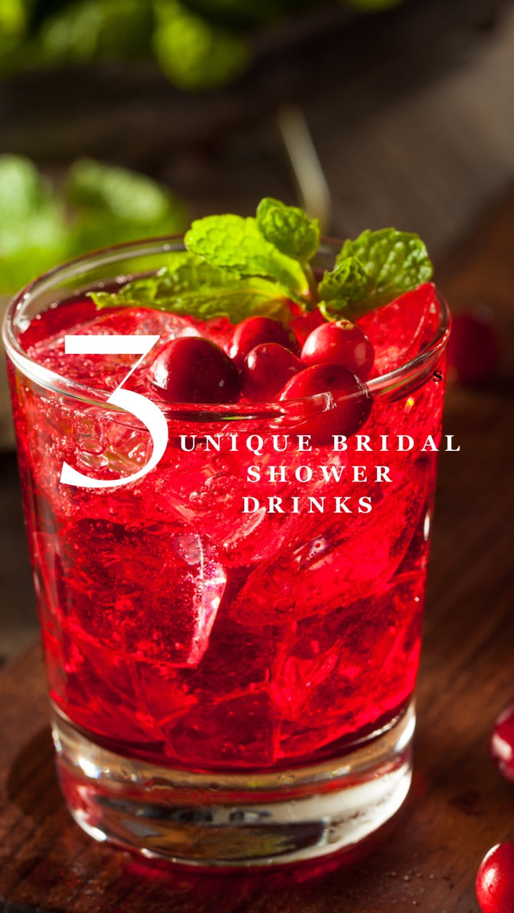 Fun Bridal Shower Drinks